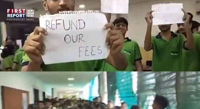 Students Protesting Against Coaching Institute: False Promises and Fee ...