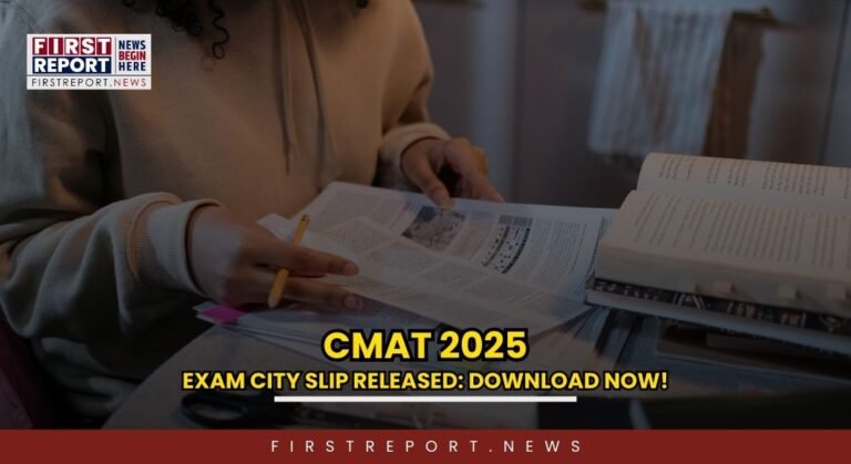 CMAT 2025 Exam City Slip Released: Download Now!