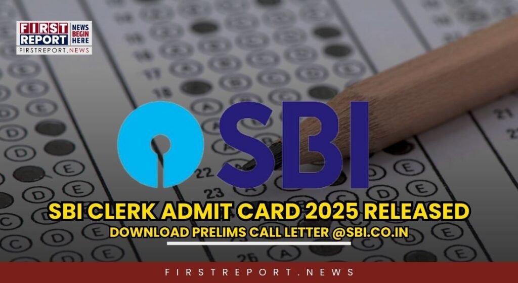 SBI Clerk Admit Card 2025 Released Today! SBI Clerk Admit Card 2025 Released Today!