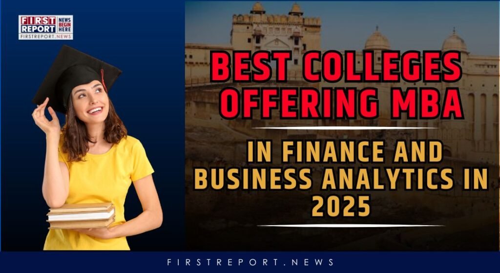 Top MBA in Finance & Business Analytics Colleges in Jaipur 2025 | Fees ...